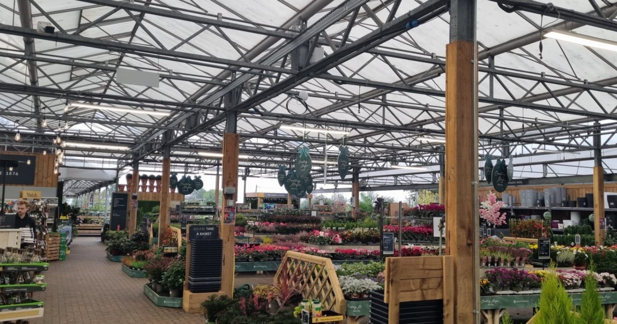 Renovation garden centre Ruxley Manor of Venlo construction roof by ...