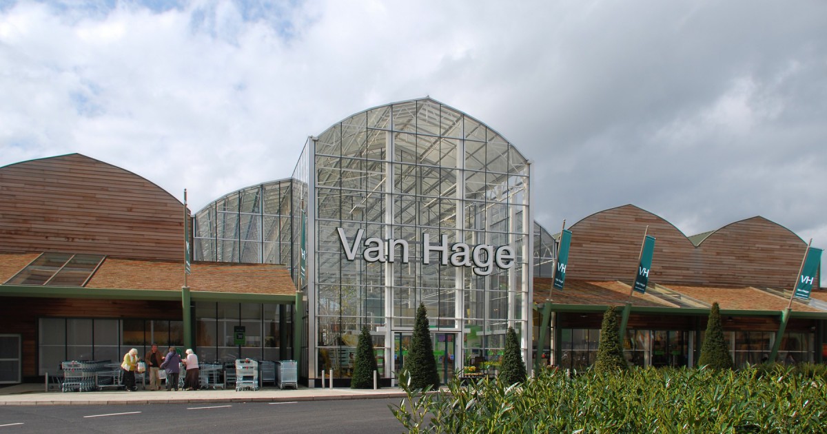 Garden centre Van Hage Petersborough realized by Smiemans
